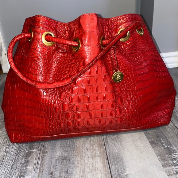 Brahmin | Bags | Brahmin Red Bag | Poshmark